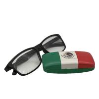 China Portable Hard Shell Sunglasses Case 83x40x26mm for Folding Glasses Custom Logo for sale