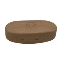 China Grain Pattern Eco Metal Glasses Case Optical Sunglasses Packing Box for sale