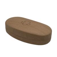 China Grain Pattern Eco Metal Glasses Case Optical Sunglasses Packing Box for sale