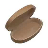 China Grain Pattern Eco Metal Glasses Case Optical Sunglasses Packing Box for sale