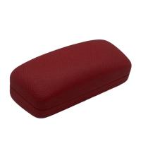 China Red 164mm Metal Glasses Case With Logo Printing for sale