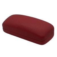 China Red 164mm Metal Glasses Case With Logo Printing for sale