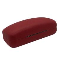 China Red 164mm Metal Glasses Case With Logo Printing for sale