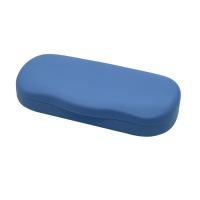 China 63g Custom Glasses Cases Clamshell Hard Blue Plastic Printed for sale