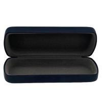 China Fashion Hard Case Packaging Iron Leather Large Frame Sunglasses Case for sale