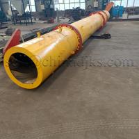 China Pasture Elephant Grass Rotary Drum Dryer Energy Saving for sale