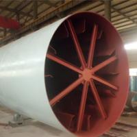 China High Speed Rotary Sugar Dryer 0.04% Moisture 60-80°C Inlet Temperature for sale