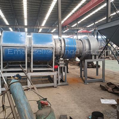 China 800*8000 Rotary Drum Dryer Electric Heating Customized for sale