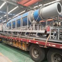 China Electricity Heating Sources Rotary Drum Dryer Plant Material Drying for sale