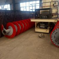 China Customized OEM Spiral Screws for Sand Washing Equipment 0-5 mm for sale