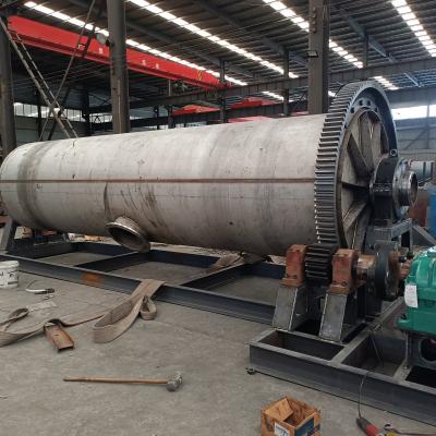 China Stainless Steel 310S Batch Grinding Ball Mill 1-30t/H with Structural Steel Frame and 380-3530Kw Power for sale