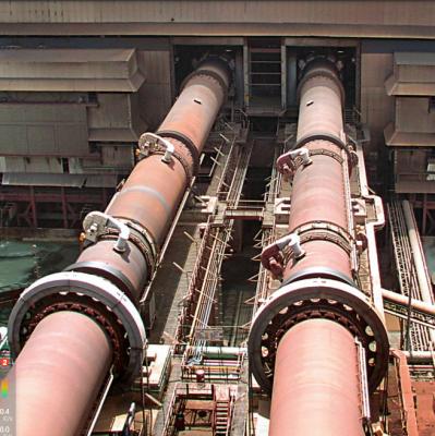 China Industrial Rotary Kiln Incinerator 50000 tpy Capacity High Temperature Combustion Equipment for sale