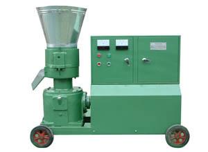 China Biomass Small Pellet Mill 100-500kg/H Capacity Low Energy Consumption 7.5-30kW for sale