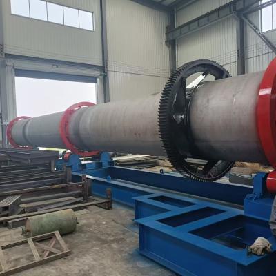 China 50t/h SS316 Rotary Drum Dryer 2500x12000mm for Mineral Processing 45kw for sale