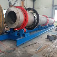 China 50t/h SS316 Rotary Drum Dryer 2500x12000mm for Mineral Processing 45kw for sale