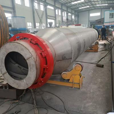 China Lithium Compounds Processing Rotary Dryer 4-6t/h Capacity 11kw Motor for Mineral Drying for sale