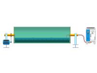 China Induction Heating Rotary Dryer 4-6t/h 300kw Electric Drum Dryer for Industrial Processing for sale