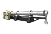 China Continuous Non-metallic Rotary Kiln 100-1000kg/h Output 1000°C Max Temperature for sale