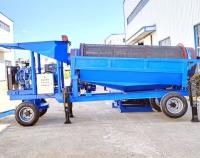 China Mobile Gold Wash Plant 10t/H Alluvial Diamond Mining Trommel for sale