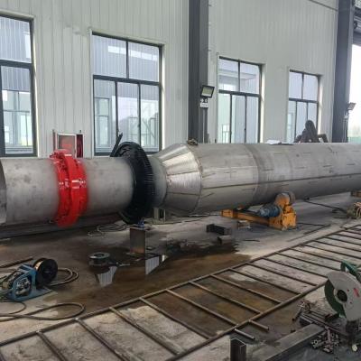 China Chemical Gypsum Drying Equipment 500kg/h Capacity Rotary Dryer 200-700°C for sale