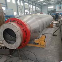 China Rotary Drum Cooler for Calcined Gypsum 10-60m Length 1-3.6m Diameter for sale