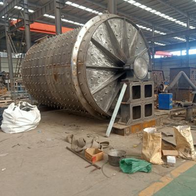 China Batch Ball Mill for Dry and Wet Grinding 3-60t/h Capacity 25mm Feed Size for sale