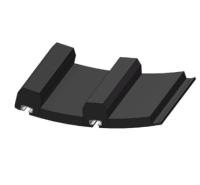 China Autogenous SAG Mill Rubber Liner for Mineral Processing Wear Resistant 100000 Ton Capacity for sale