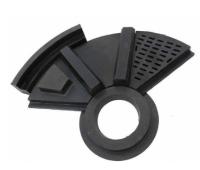 China Autogenous SAG Mill Rubber Liner for Mineral Processing Wear Resistant 100000 Ton Capacity for sale
