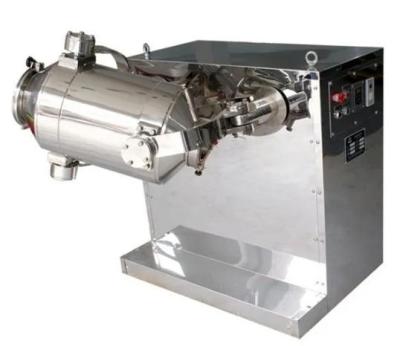 China Stainless Steel 3D Mixer 0.25-18.5kW with 4.5L-1800L Capacity for Pharmaceutical Food Chemical Industries for sale