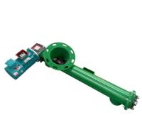 China Stainless Steel Spiral Conveyor 133mm for Cement Dry Powder Industrial Screw Feeder for sale
