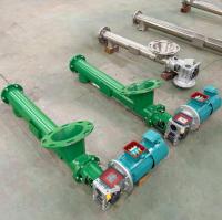 China Stainless Steel Spiral Conveyor 133mm for Cement Dry Powder Industrial Screw Feeder for sale
