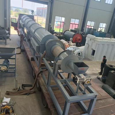China Continuous Biomass to Biochar Production Line 1-5 TPH Pyrolysis Equipment for sale