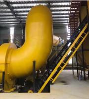 China Olive Pomace Rotary Drum Dryer for sale