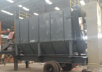 China PLC Mobile Pulse Bag Filter Dust Collector 2450mm Bag Length 300m² Filter Area for Chemical Mining Industry for sale