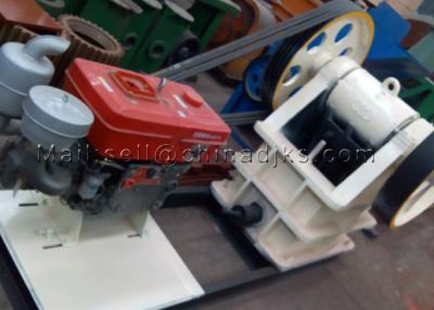China 130mm Brick Stone Crushing 35TPH 8HP Diesel Jaw Crusher with 1-20t/h Capacity Range for sale