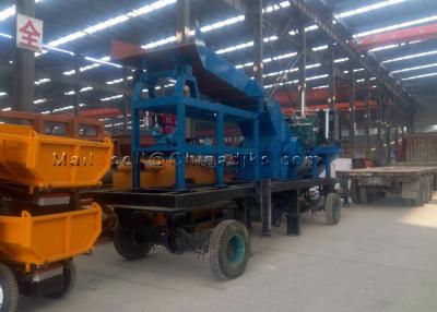 China Mobile Crushing Station 100TPH 55HP Diesel Hammer Crusher with Feeder for Rock Processing for sale