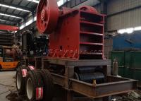China 100TPH 75HP Diesel Jaw Crusher with 50-100mm Discharge Size and B650×8000 Belt Conveyor for sale