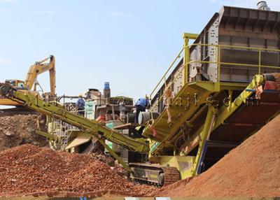 China 380V Diesel Motor Mobile Crusher Plant for Construction Waste Recycling with High Crushing Ratio and Automated Operation for sale