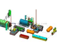 China 30TPD 2.6x8m 16KW Waste Oil Distillation Plant for Diesel and Gasoline Production for sale