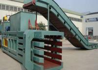 China 45kW Horizontal Auto Tie Baler with 100-Ton Pressure for Waste Paper Recycling - 5-12 Tons/Hour Capacity for sale