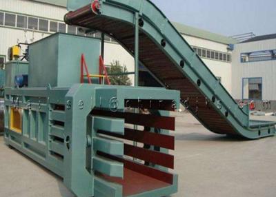 China 45kW Horizontal Auto Tie Baler with 100-Ton Pressure for Waste Paper Recycling - 5-12 Tons/Hour Capacity for sale