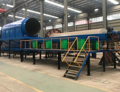 China Carbon Steel Q235 20t/h Animal Manure Fertilizer Production Line 380V for sale