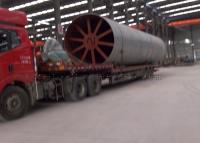 China PLC DCS Controlled Gypsum Rotary Calcination Kiln 130TPH Vertical Cooler for sale