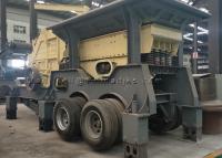 China HY10PF3S Mobile Impact Crusher Plant 50-80TPH Capacity 350mm Max Feeding Track Mounted Crushing Station for sale