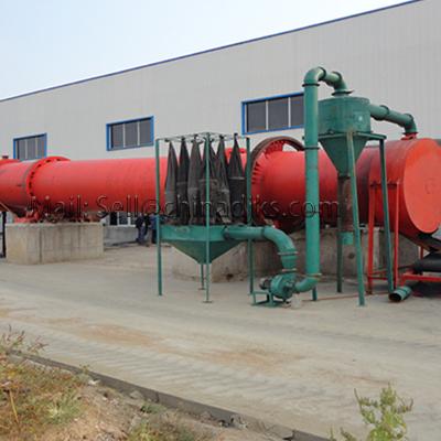 China Intelligent Control Industrial Rotary Dryer 18m Length 5r/Min for Cut Tobacco for sale