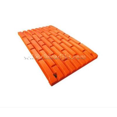 China High Manganese Steel Jaw Plate for Stone Crusher Heat Treatment ISO9001 65Mn for sale