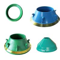 China High Manganese Steel Cone Crusher Bowl Liner for Metallurgical Industry 250mm for sale