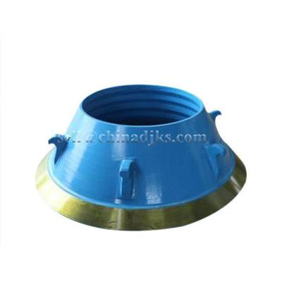 China High Manganese Steel Cone Crusher Bowl Liner for Metallurgical Industry 250mm for sale