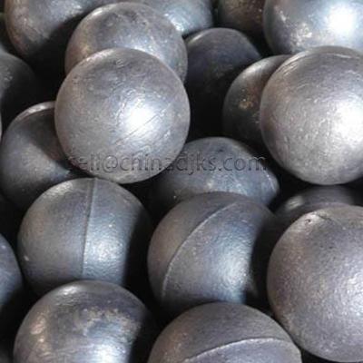 China 65Mn Forged Iron Grinding Balls 60-65HRC 20-180mm for Ball Mill for sale