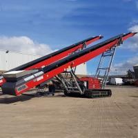 China 20-1500T/H Crawler or Truck Mounted Mobile Conveyor with 800-1200mm Belt Width for Stone Crushing Plants for sale